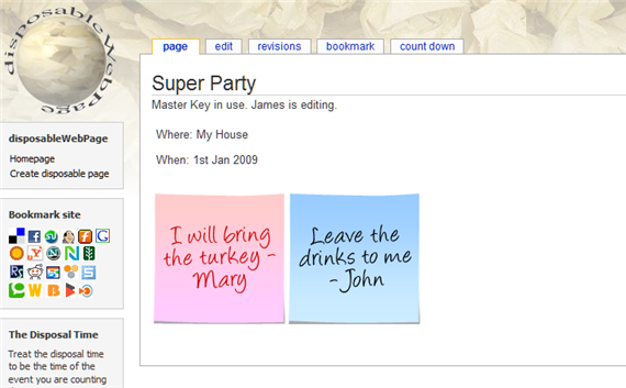 How To Create A Disposable Webpage