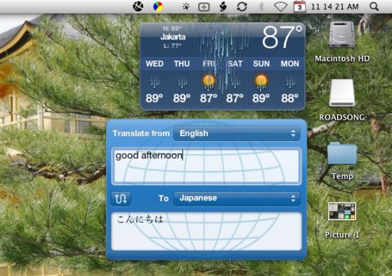 How To Place Your Widgets On The Desktop [Mac]