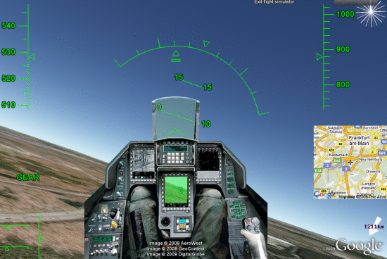 Feel The Need For Speed with Google Earth's Flight Simulator