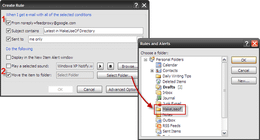 MS Outlook Tip How To Automatically Organize Incoming Emails