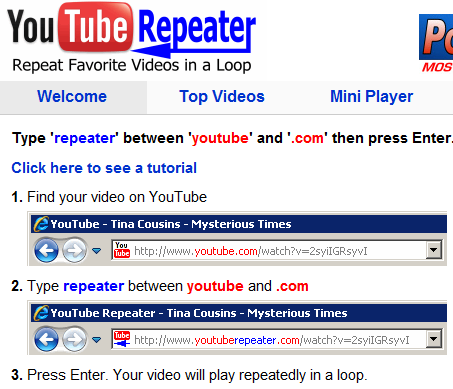 YouTube Repeater: Repeat YouTube Videos Automatically