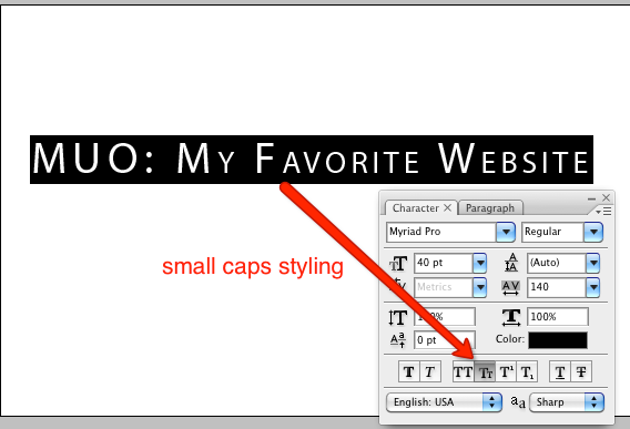 How To Use The Character Panel In Photoshop