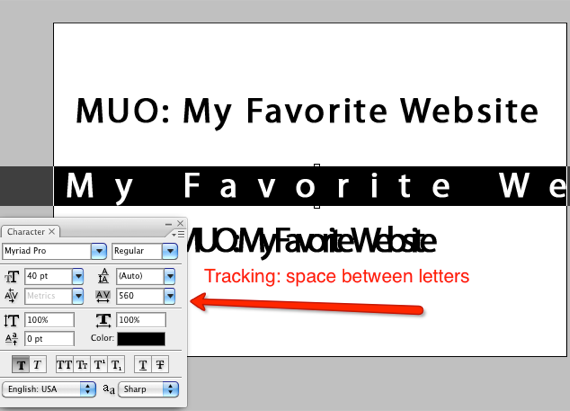 How To Use The Character Panel In Photoshop