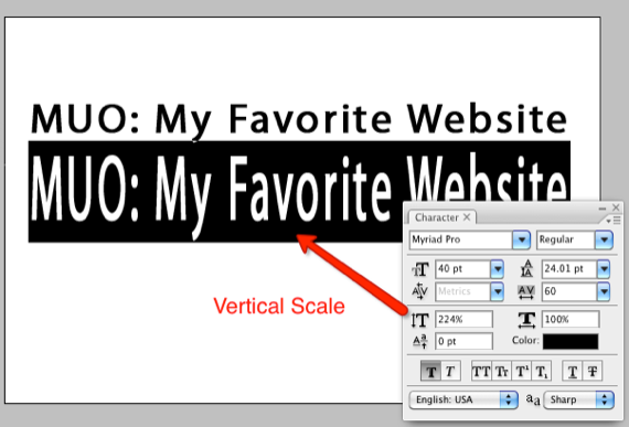 How To Use The Character Panel In Photoshop