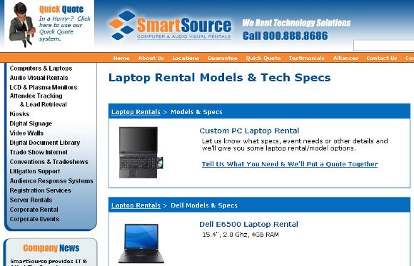 Top 5 Sites to Rent Laptop Computers