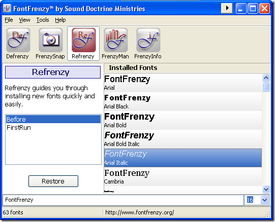 Use Font Frenzy To Manage Your Windows Fonts Effectively