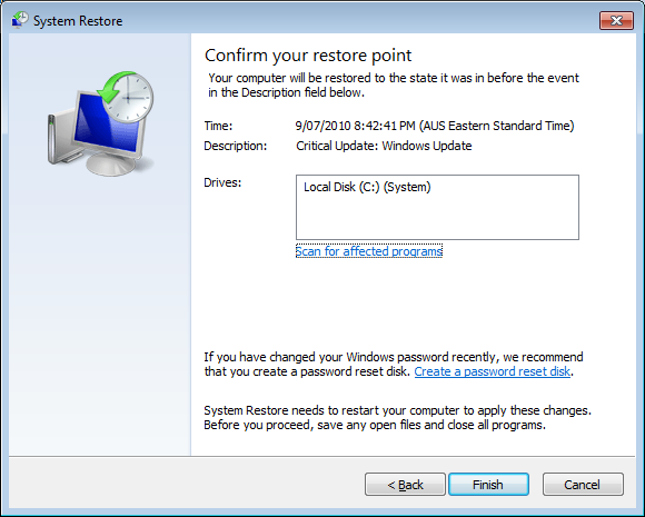 How To Fix Your Pc Using Windows Restore In Xp Vista And 7