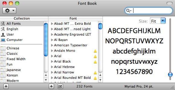 Manage Your Fonts With The Fonts Panel & Font Book [Mac]