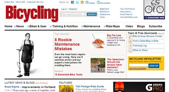 10 Bicycling Websites That Will Pedal You Into The World Of Cycling