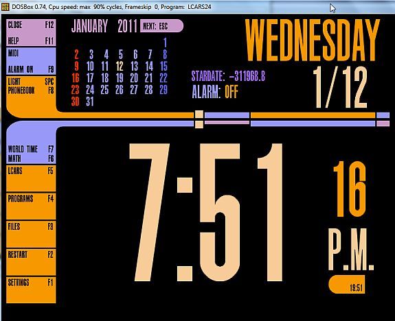 Turn An Old Computer Into A Star Trek Clock With LCARS 24