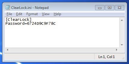 ClearLock - A Cool Transparent Desktop Lock For Windows