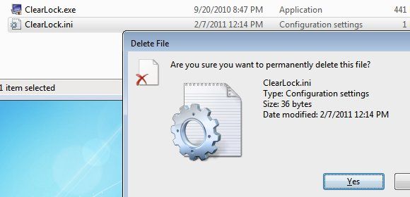 ClearLock - A Cool Transparent Desktop Lock For Windows