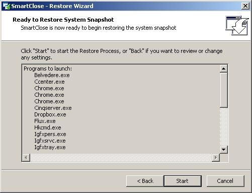 Take & Restore Quick Snapshots Of Your System State With SmartClose ...