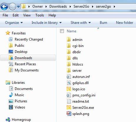 How To Make A Portable Test Web Server With Server2Go