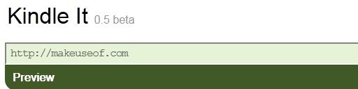 Kindle-It: Easily Make Web Pages Kindle Friendly