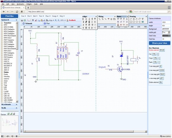 DZ863: Create Electrical Circuit Schematics Online