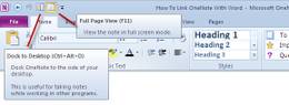 How To Link MS Word 2010 To OneNote Use It For Writing Linked Notes