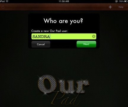 Our Pad Lets You Setup Multiple User Accounts On Your iPad