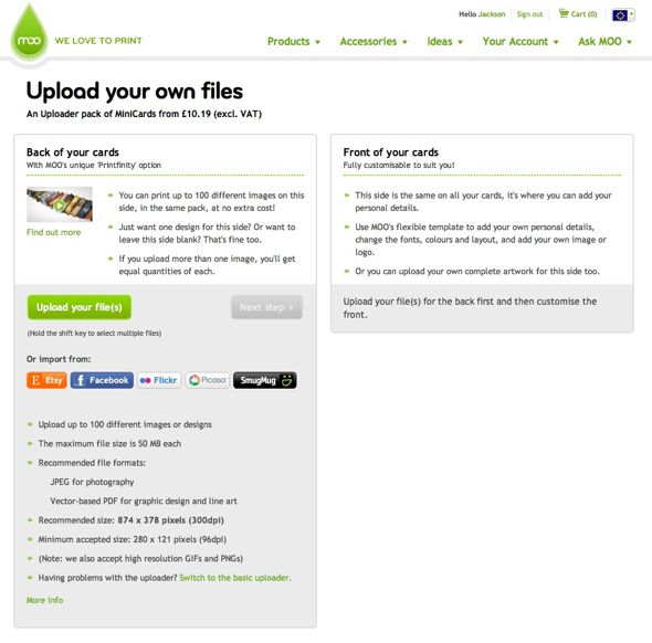 MOO MiniCards Review and Giveaway