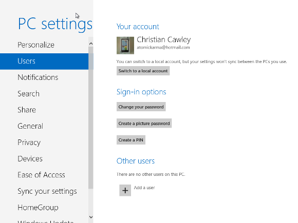 Accessing The Cloud With Windows 8 Consumer Preview