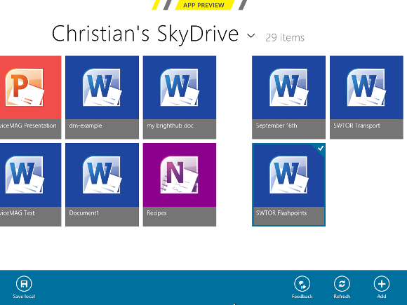 Accessing The Cloud With Windows 8 Consumer Preview