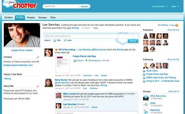 Chatter.com: The Private Facebook For Companies & Organizations