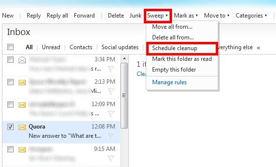 Easily Do A Complete Overhaul Of Your Hotmail Inbox, And Maintain It
