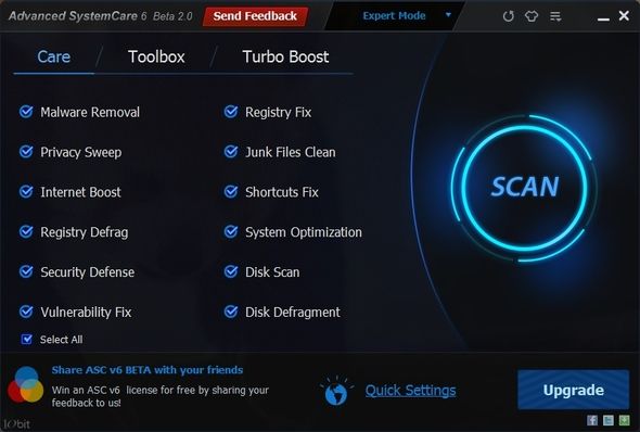 Advanced SystemCare 6 Beta 2.0 - Your Very Own PC Doctor [Windows]