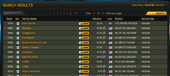 The 2 Best Sites For Finding Public Ventrilo Servers