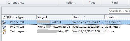 Track Emails, Phone Calls, And Tasks With Outlook Journal