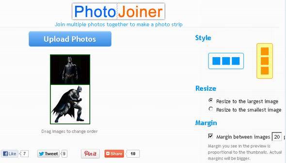 PhotoJoiner: Join Multiple Photos In a Photo Strip