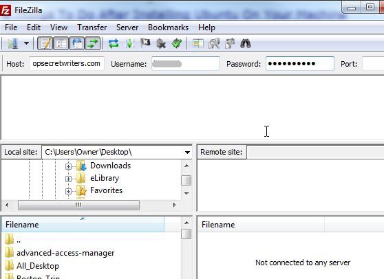 Master FTP File Transfers On All Of Your Sites With FileZilla