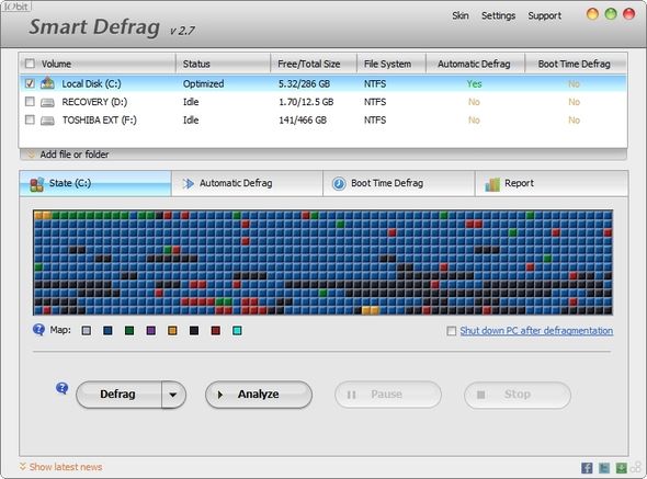 IObit Smart Defrag: A Superb Hard Drive Defragmentation & Optimization ...