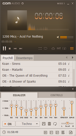 Tired Of Big & Bloated Music Players? Try GOM Audio For Free!