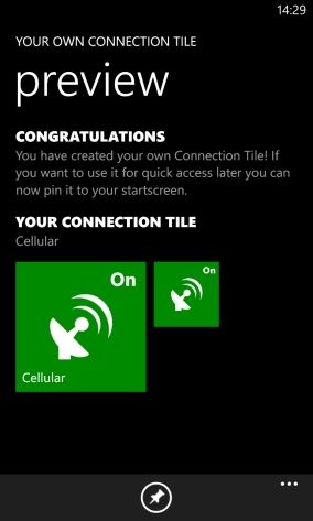 Start Screen Shortcuts - Connection Tiles For Windows Phone 8
