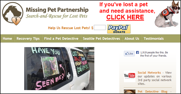 So You Lost Your Best Friend? These Websites Can Help Locate Your Lost Pet