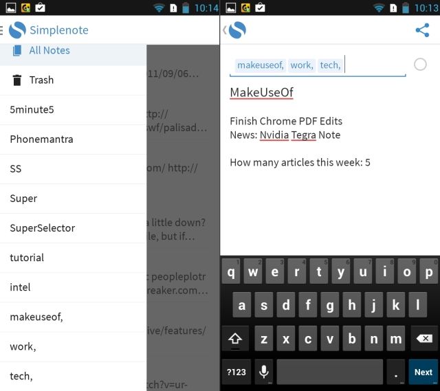 Simplenote for Android is a Free, Fast and Fantastic Notepad