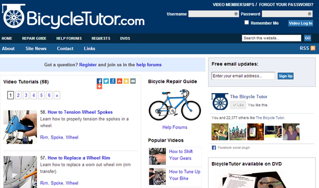 10 Online Resources For Bicycle Maintenance And Riding Skills