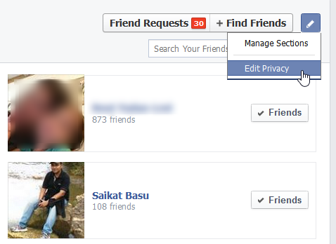 How To Hide Your Facebook Friends List