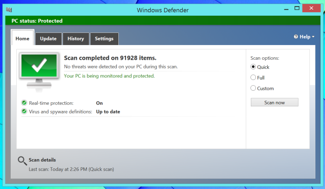 Native Security and Privacy Options For Windows 8.1 Explained