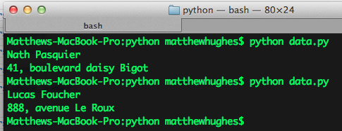 How To Generate Dummy Data in Ruby, Perl and Python