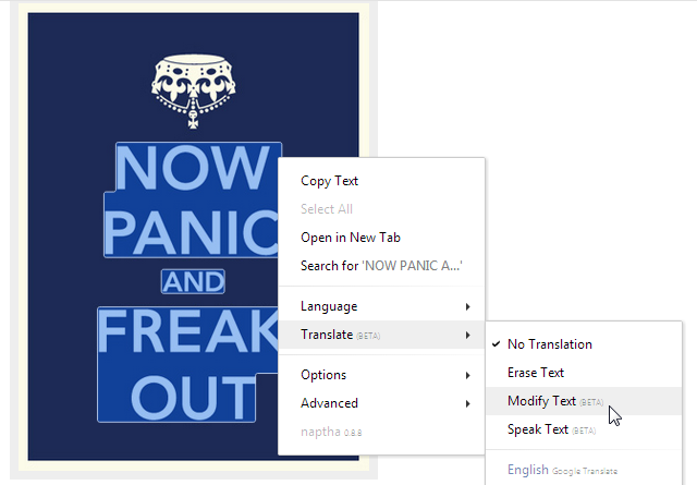 Edit Image Text With Chrome's Project Naptha: What It Is & How To Use It