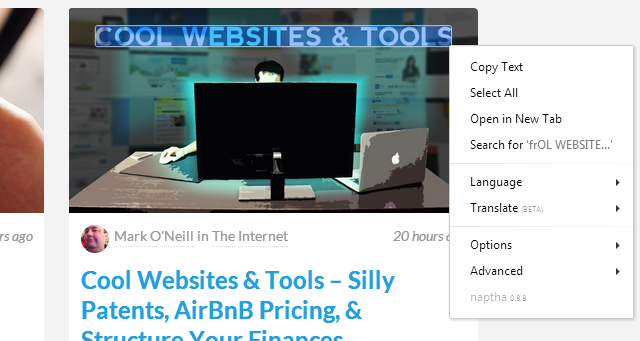 Edit Image Text With Chrome's Project Naptha: What It Is & How To Use It