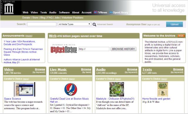 5 Types of Free Content Riches You Can Dig Up at the Internet Archive