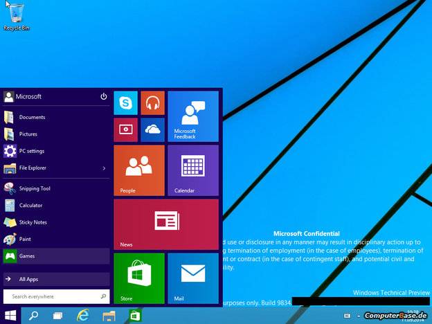 Windows 9 Leaked Screens Revealing Known Unknowns