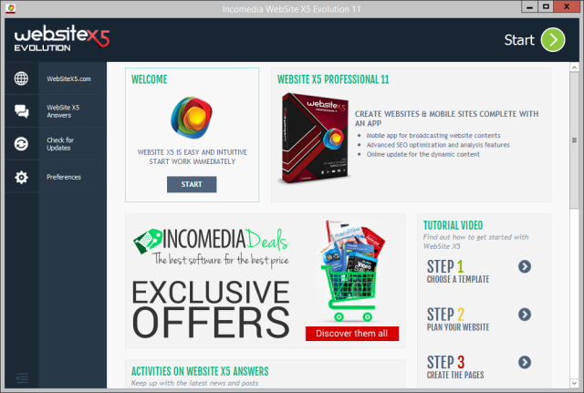 Incomedia WebSite X5 Evolution: Website Builder Founded On Ease Of Use
