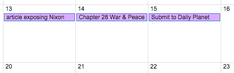 How To Use Google Calendar As A Visual Motivational Tool