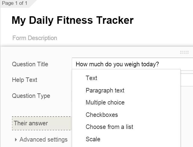 Track Key Areas of Your Life In 1-Minute with Google Forms