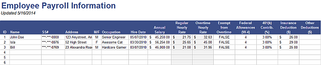 An Excel Template for Every Occasion