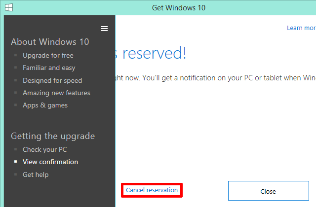 Stop the Windows 10 Download & Installation on Your Windows 7 or 8 Device